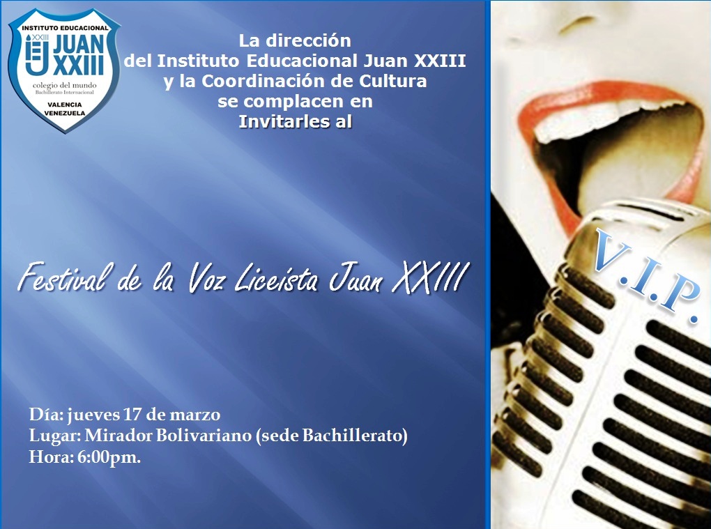 Festival Voz Liceísta 2016 | I. E. Juan XXIII